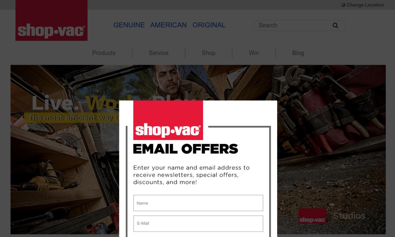 Shop-Vac® Corporation | Vacuum Cleaner Manufacturers